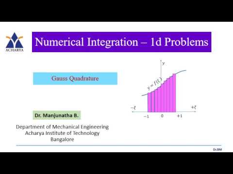 Numerical Integration 1D Problems - YouTube