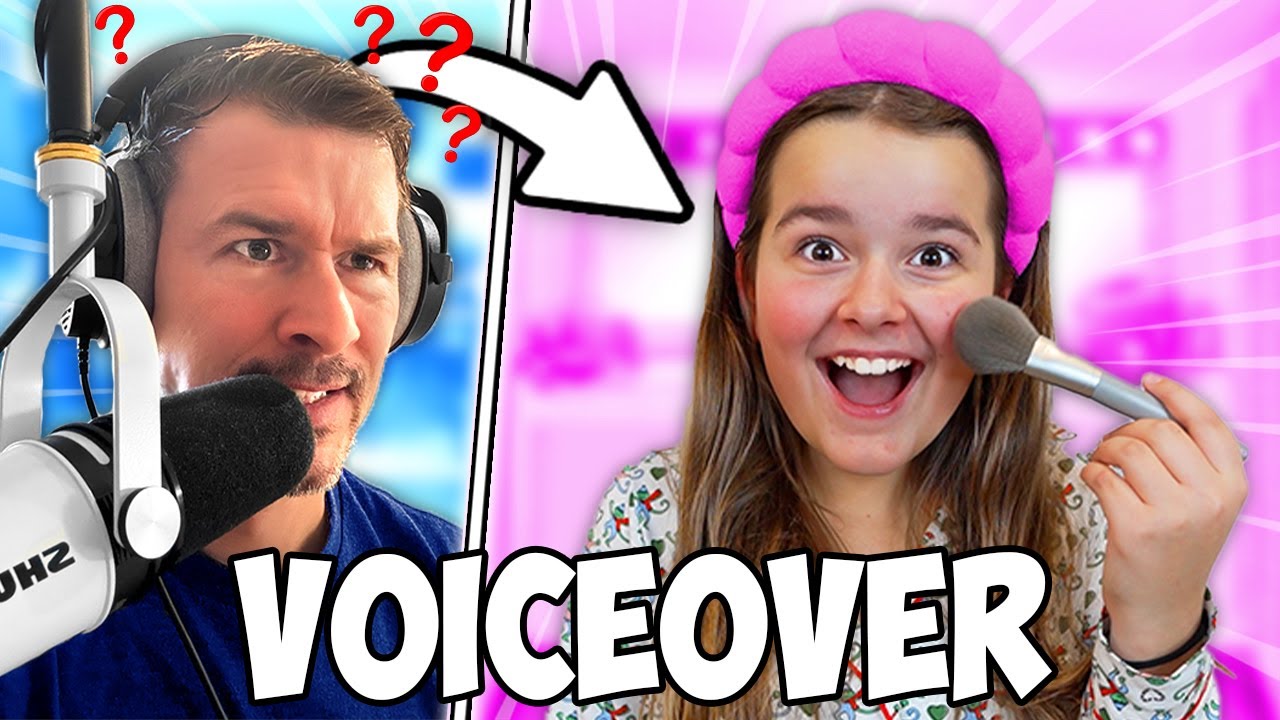 My Dad Does My Voiceover Makeup Routine Youtube