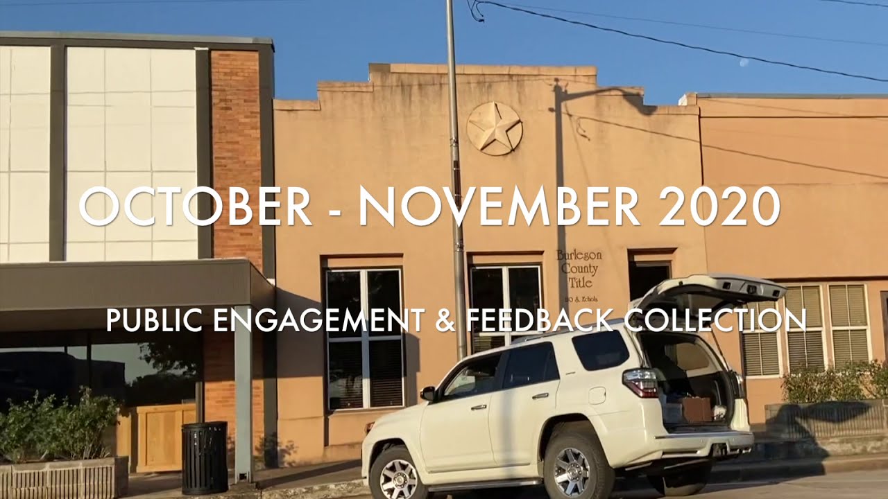 Caldwell, Texas Comprehensive Plan - Public Engagement Overview - YouTube