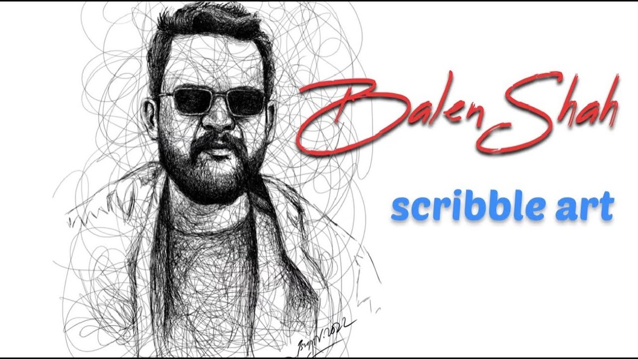Balen Shah in Scribble Art | Balen Shah for Mayor | Balendra बालेन्द्र ...