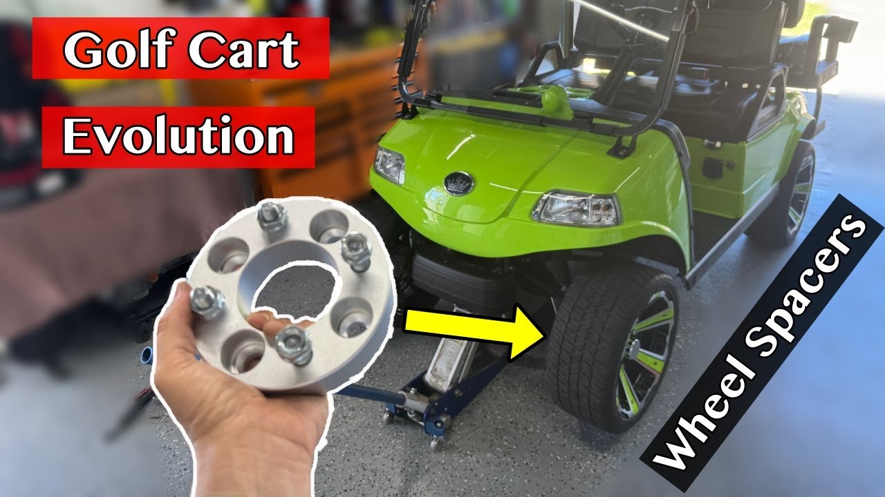 How To | Golf Cart | Evolution | Wheel Spacers Install DIY - YouTube