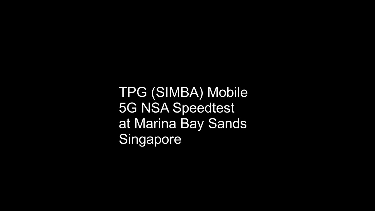 #howto #unbox TPG SIMBA 5G NSA is tested at MBS Shoppes by the Bay # ...