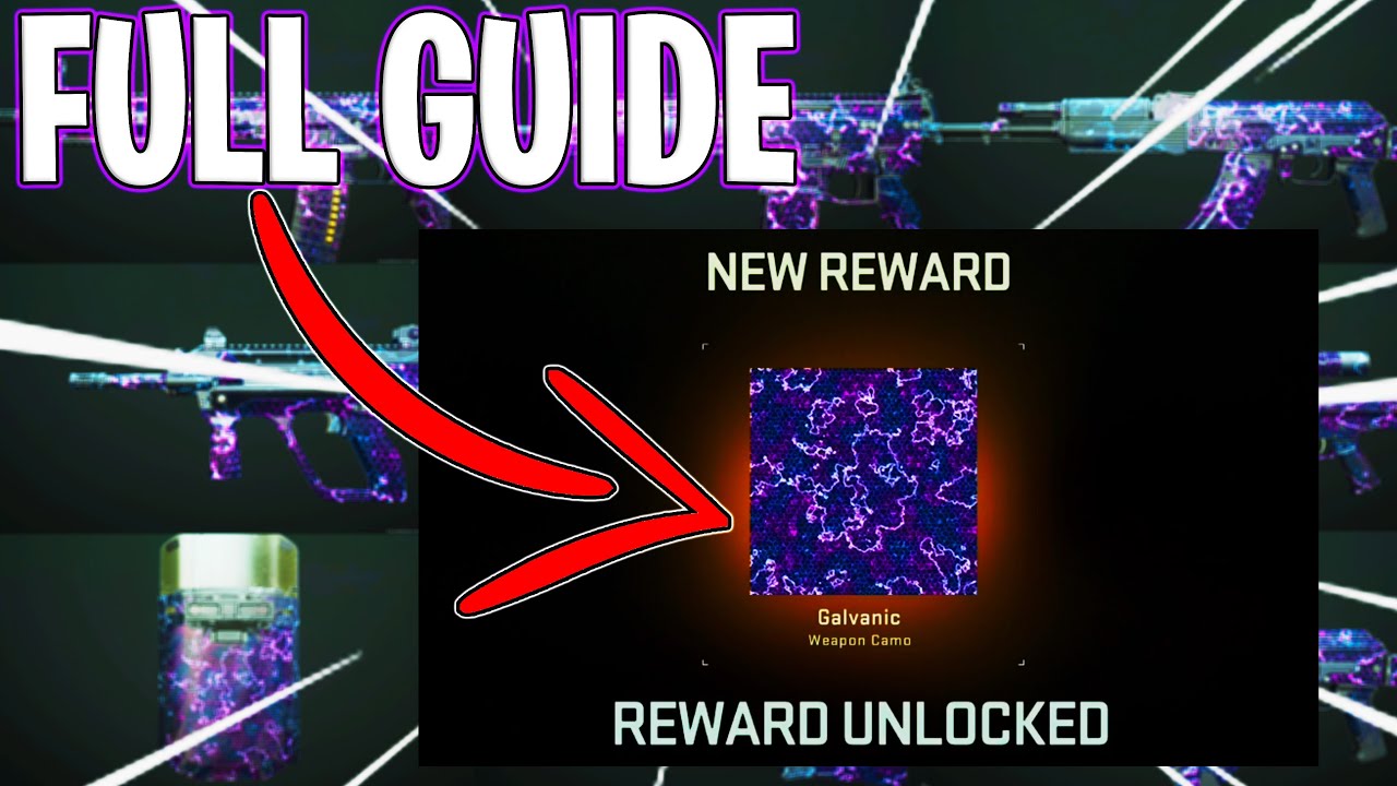 How to unlock the NEW GALVANIC CAMO in MW2 - YouTube