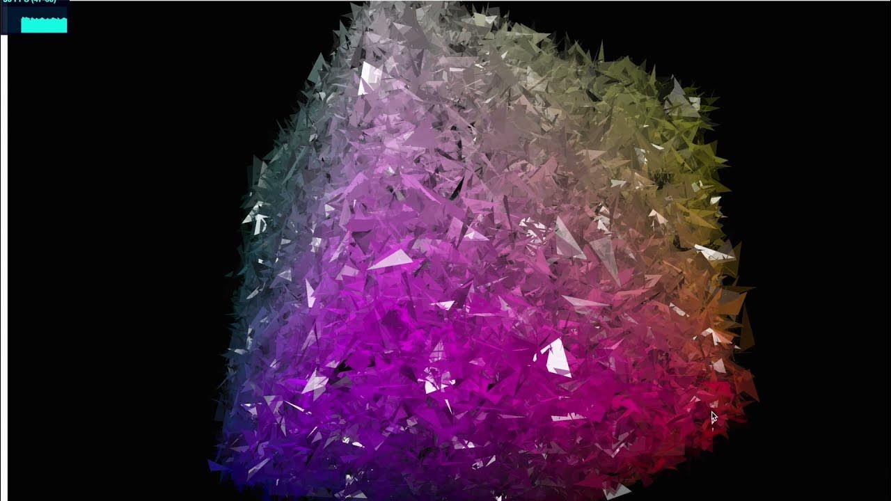 Three.js BufferGeometry on p5 editor :Lv2 generative art - YouTube