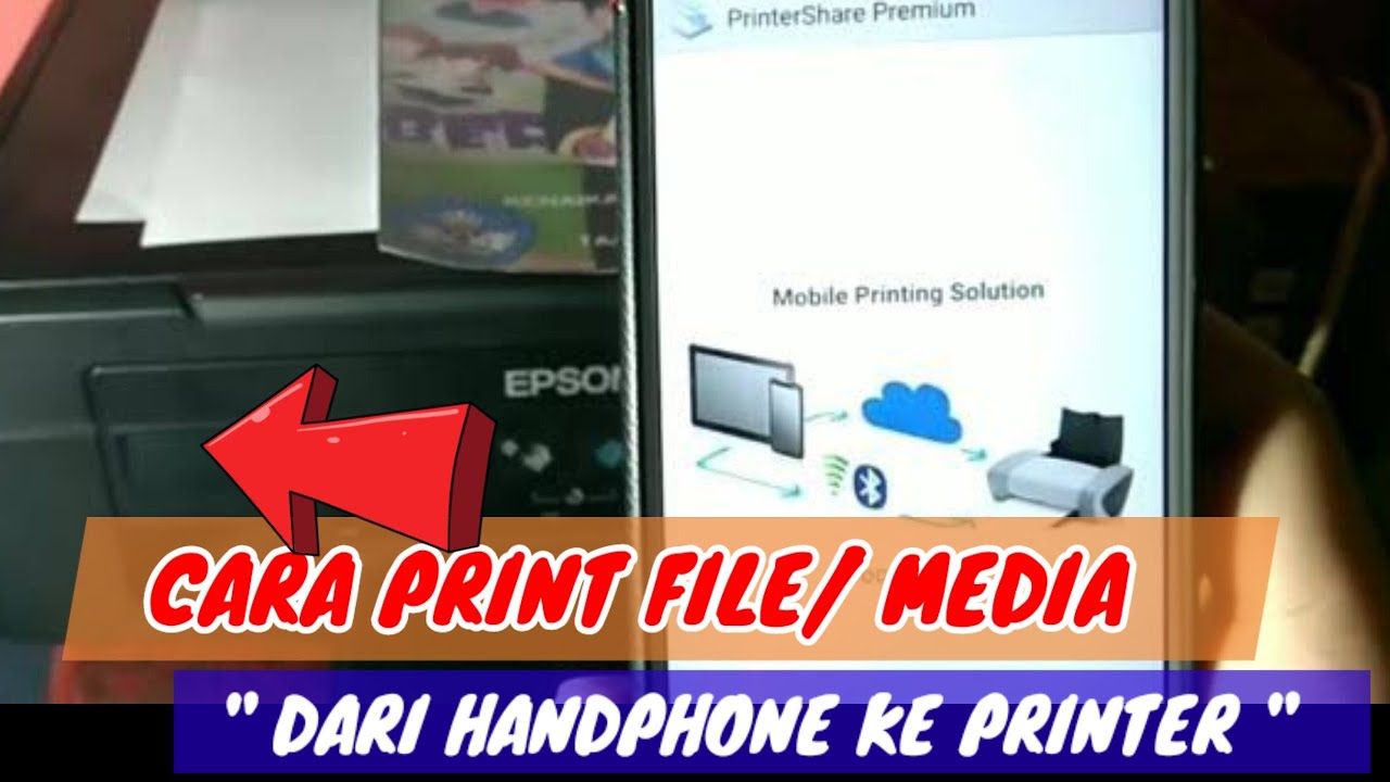 CARA TERBARU PRINT GAMBAR DARI HANDPHONE ANDROID - YouTube