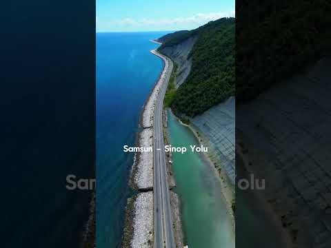 Dünyanın En Güzel Yolu💙 Samsun Sinop Yolu #travel #tatilvlog #gezilecekyerler #youtube #deniz