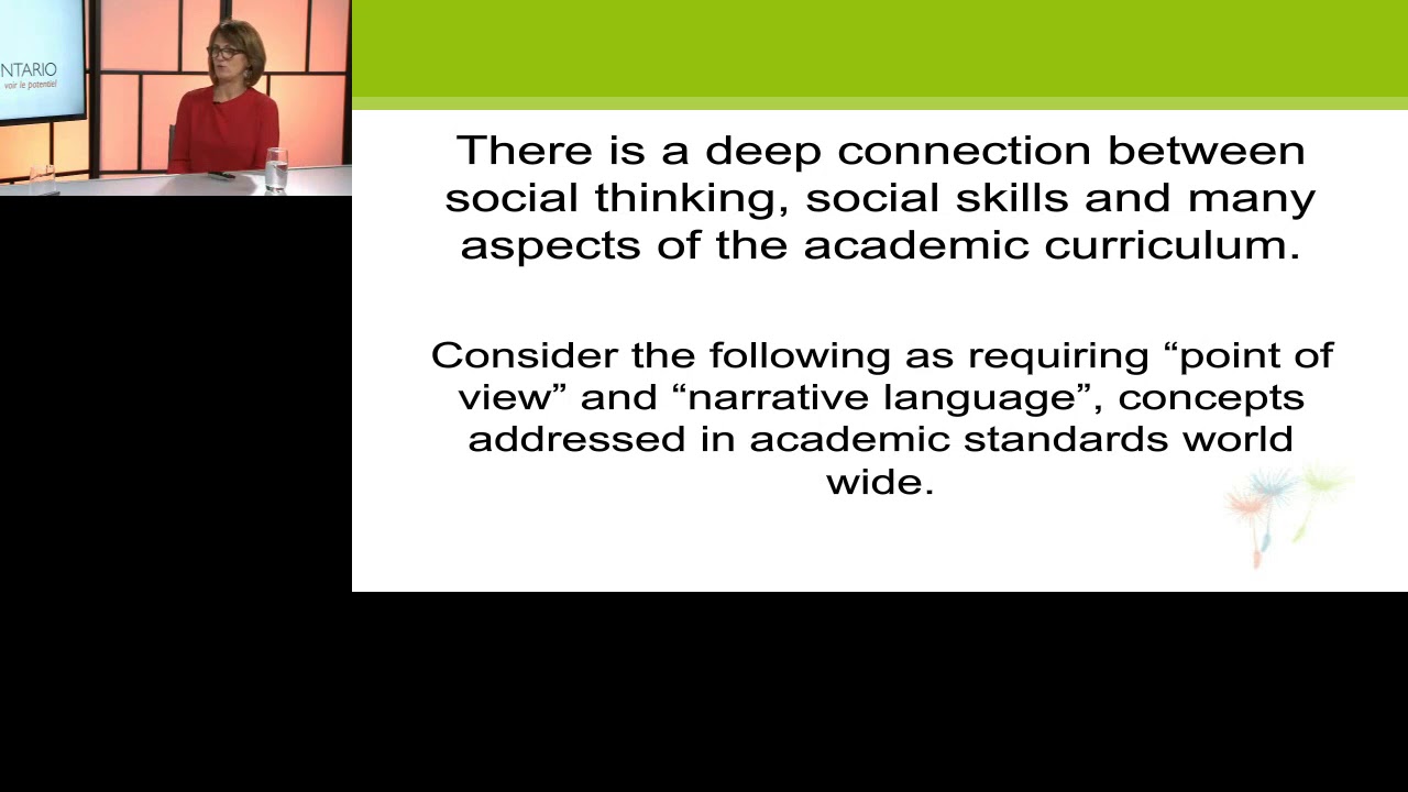 Autism Ontario - Webinar Clip - What is Social Thinking? with Michelle ...