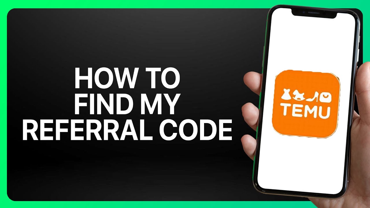 How To Find My Temu Referral Code Tutorial - YouTube
