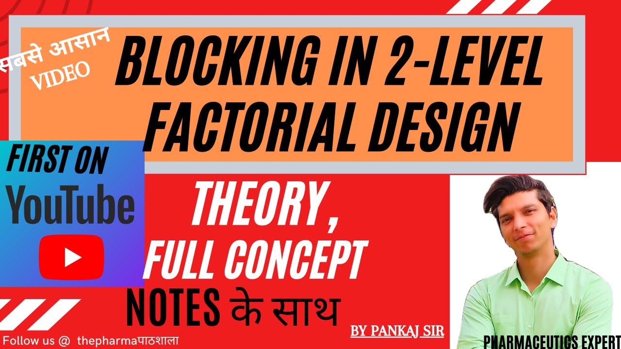 Blocking in 2k factorial design| | full explanation with notes || जानिए ...