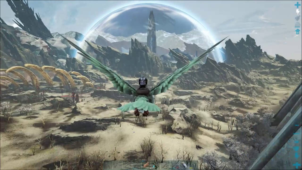 ark taming a managrmr - YouTube