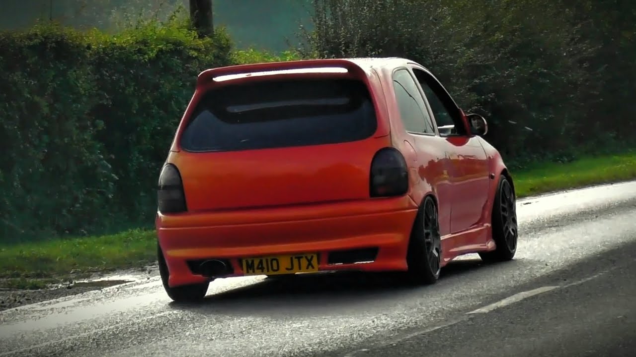Max Power Style Corsa B With Loud Exhaust Leaving A Carshow!! - YouTube
