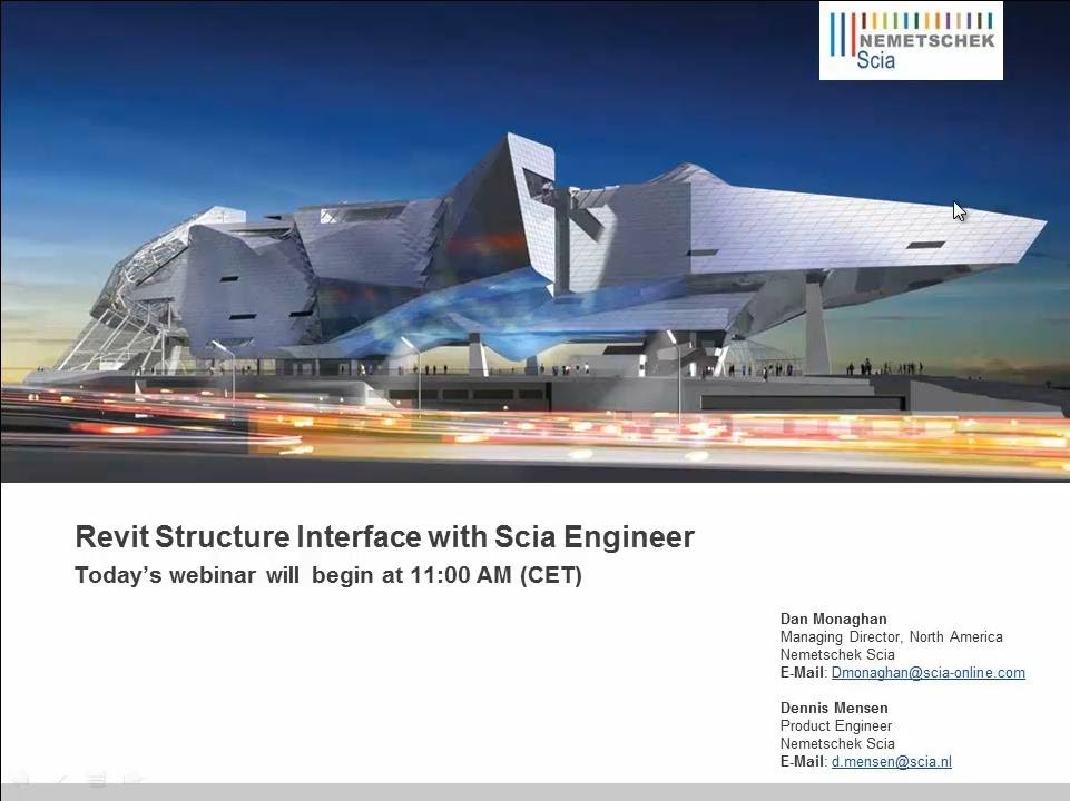 [EN] Webinar Revit Structure Interface with SCIA Engineer - YouTube