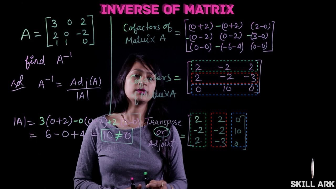 Inverse Matrix - Learn to Find Inverse of a Matrix 3x3 and 2x2 Matrix ...