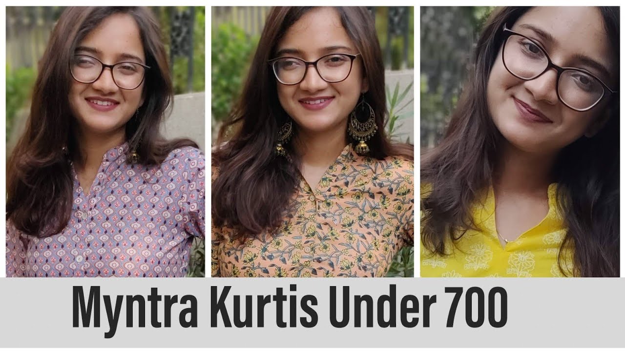 Myntra Kurti Haul 2020| Varanga Brand| Kurtis under 700| - YouTube
