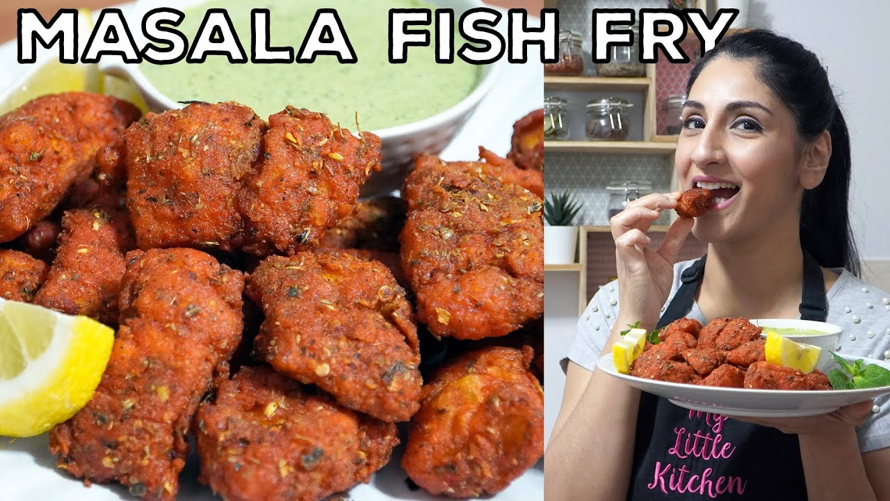 The Tastiest Masala Fish Fry | Spicy Deep Fried Fish Recipe - YouTube