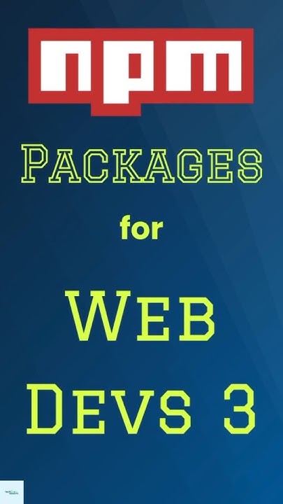 Must-Have NPM Packages for Node.js Developers! #shorts #ytshorts #npm #coding #webdevelopment ...