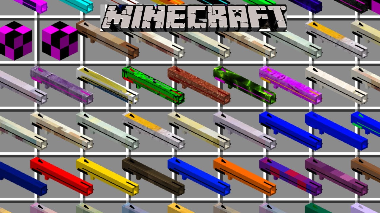 All bazooka's from the Lucky Block mod | Minecraft Mod Showcase - YouTube
