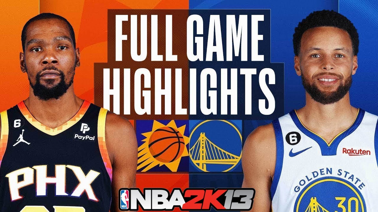 WARRIORS VS SUNS | Full Game Highlights | NBA 2K13 (NBA 2K24 Roster ...