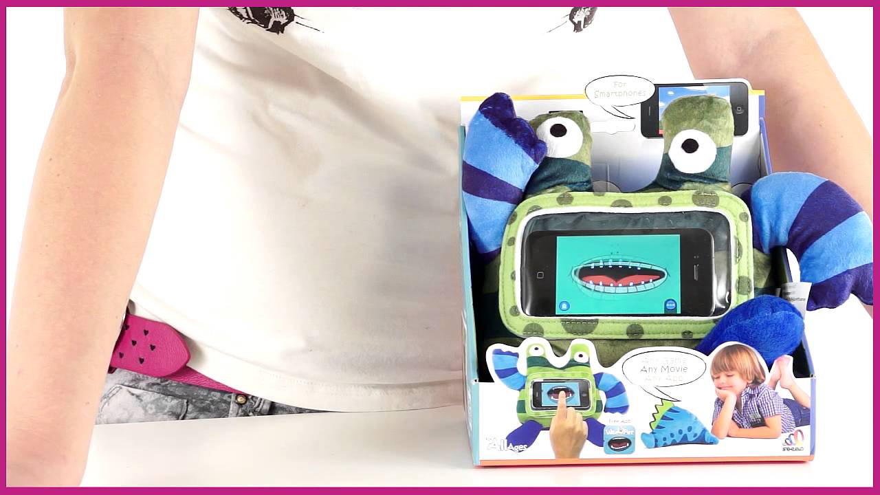 Wise Pet. Мягкая игрушка Stripy с прозрачным карманом для смартфона ...