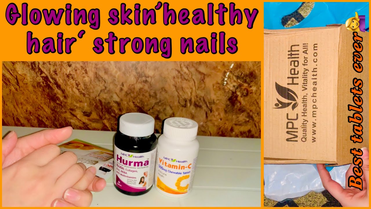 Hurma & vitamin-C tablets honest review/ hair skin nails problem immune ...