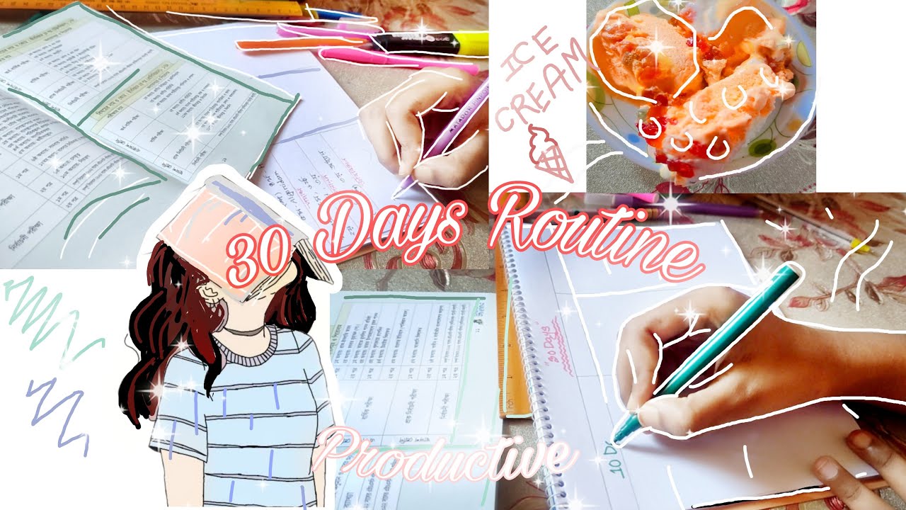 30 Days Routine For Exam ️📚 Bangladesh 🇧🇩 HSC // Admission🍁#bd # ...