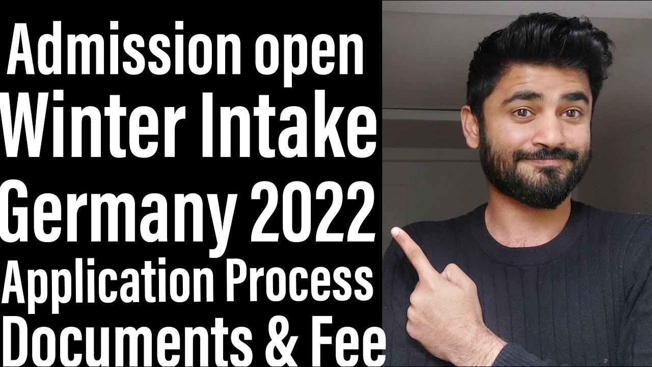 Winter Intake | Admissions 2022 | Germany | Application Process ...