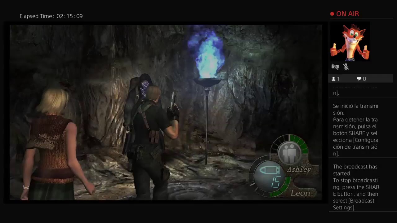 RE4 live streaming PS4. - YouTube