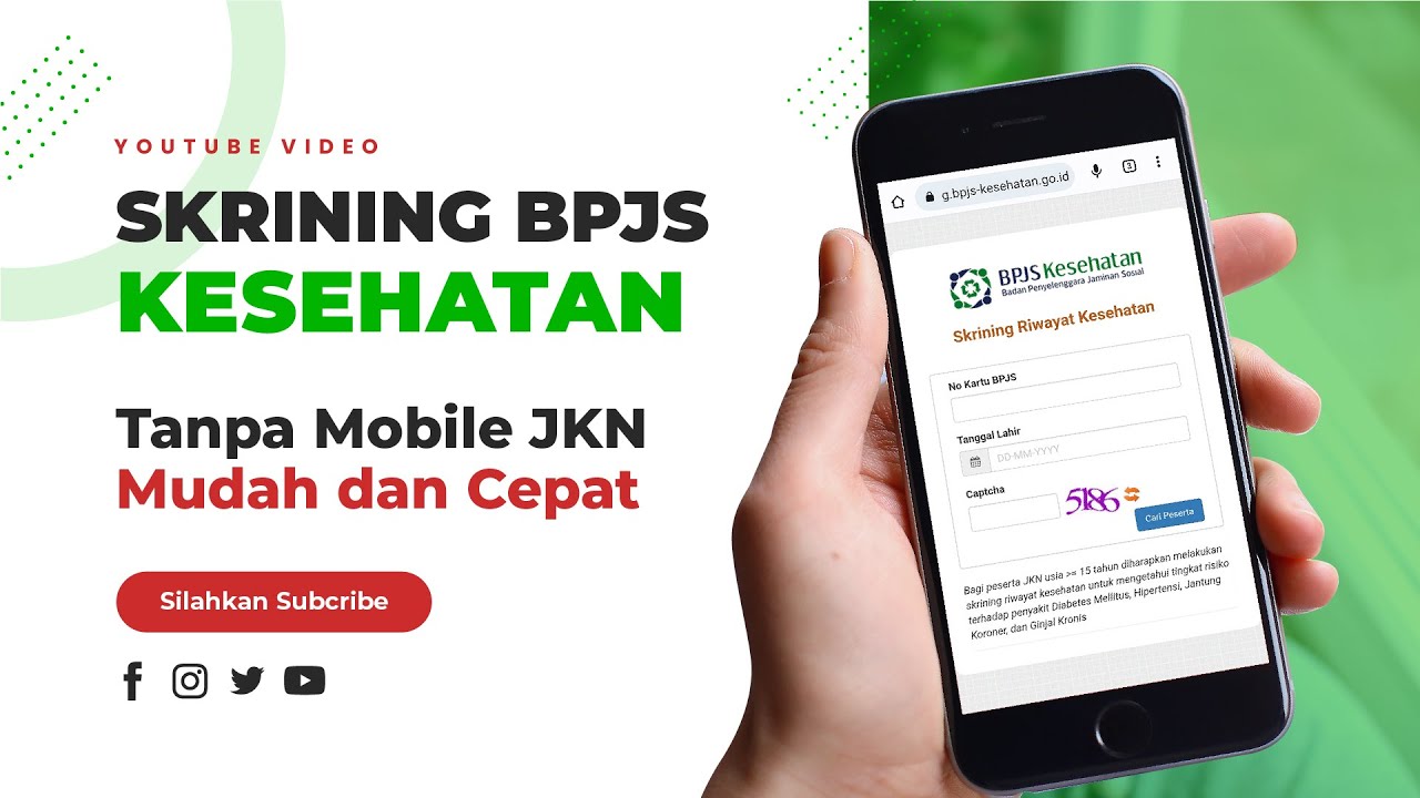 Cara Skrining BPJS Kesehatan Lewat HP - YouTube