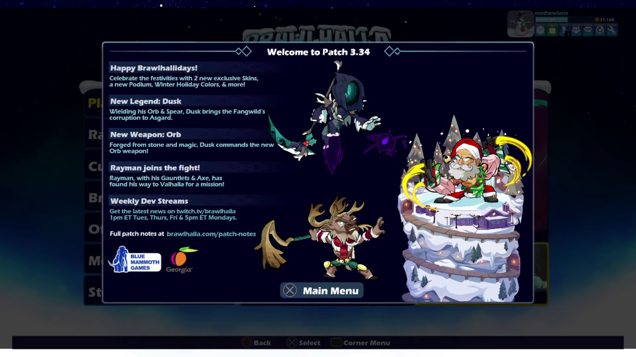 Christmas event - New Wu shang and Artemis skins - Brawlhalla - YouTube