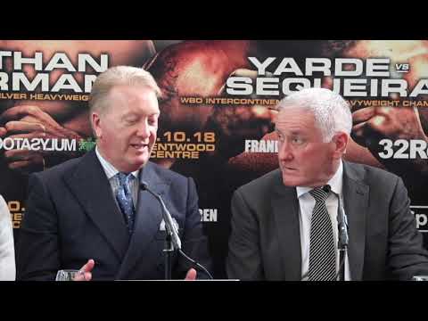 FRANK WARREN PRESENTS ANTHONY YARDE v WALTER GABRIEL SEQUEIRA *FULL ...