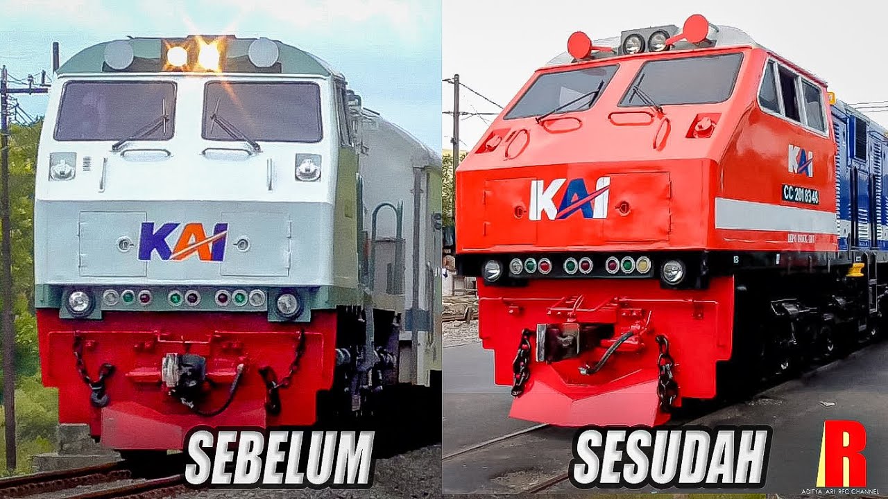 Lokomotif Viral Yang Bikin Heboh Railfans! Moment Kembalinya Lokomotif ...