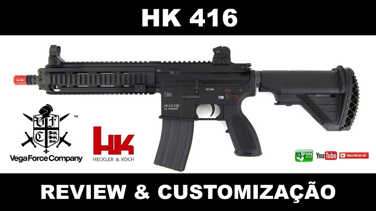 Airsoft M4 | HK 416 | Review | Customização - YouTube
