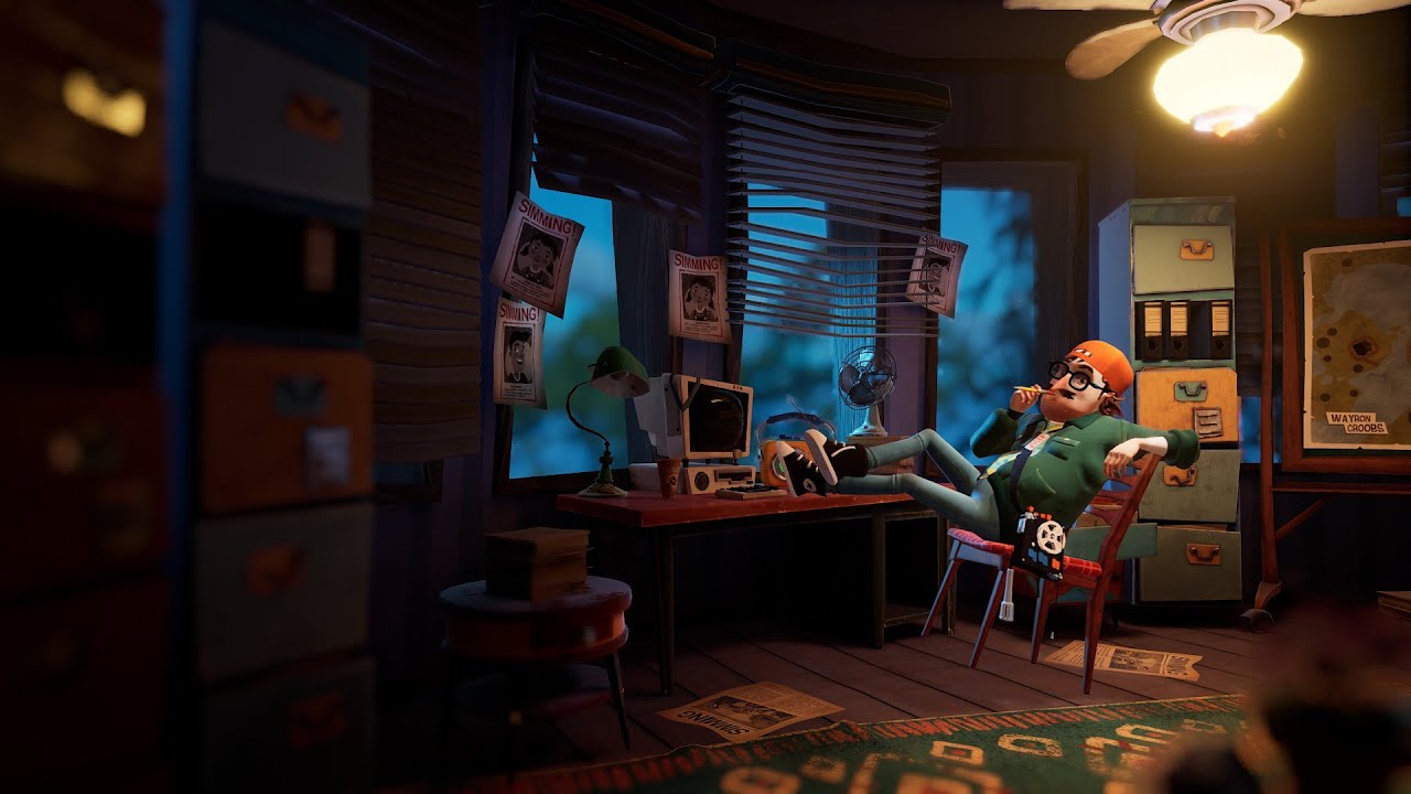 Hello Neighbor 2 Patch 7's 3D Animated Menu but it uses the RB Day 1 ...