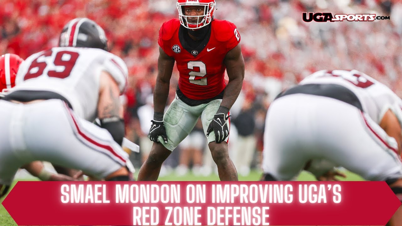 Smael Mondon answers how UGA can improve its red-zone defense - YouTube