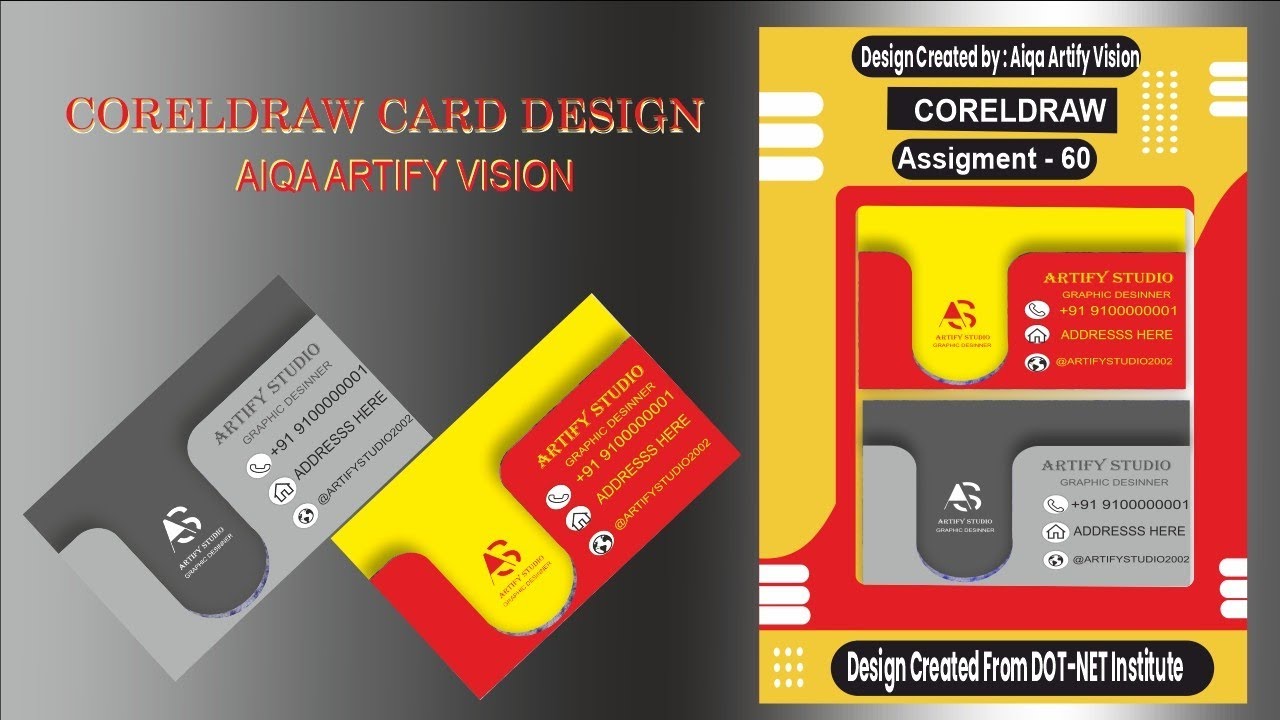How to Visit Card Design Latest //Visiting card Design Kaise Kre Modern ...