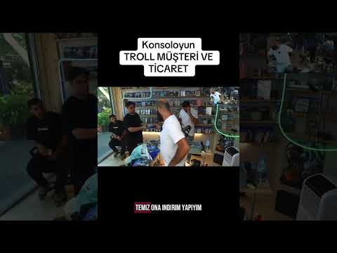 Konsol oyun troll müşteri ve ticaret