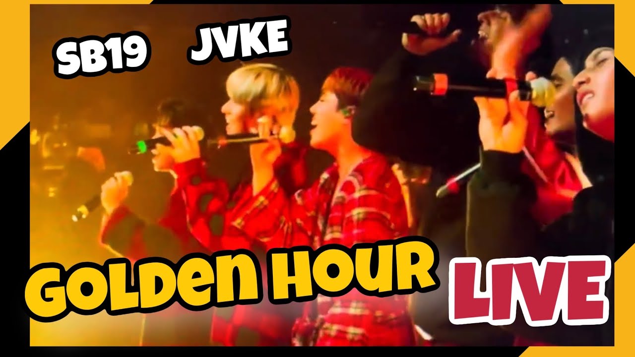 GOLDEN HOUR (REMIX)- JVKE / SB19 with Live Reaction - YouTube