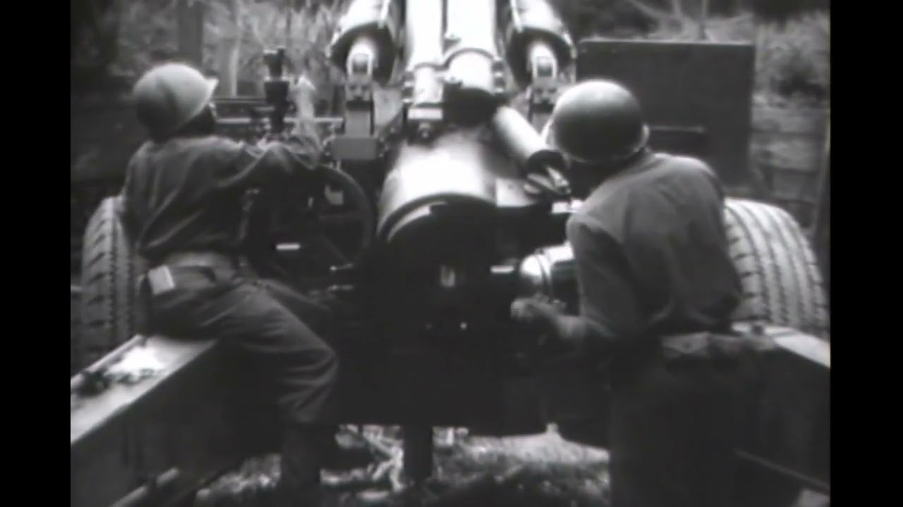 333rd Field Artillery Battalion at Schönberg, Belgium; October 20, 1944 ...