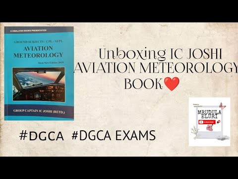 IC JOSHI AVIATION METEOROLOGY BOOK || UNBOXING || MRUDULA ELURI - YouTube