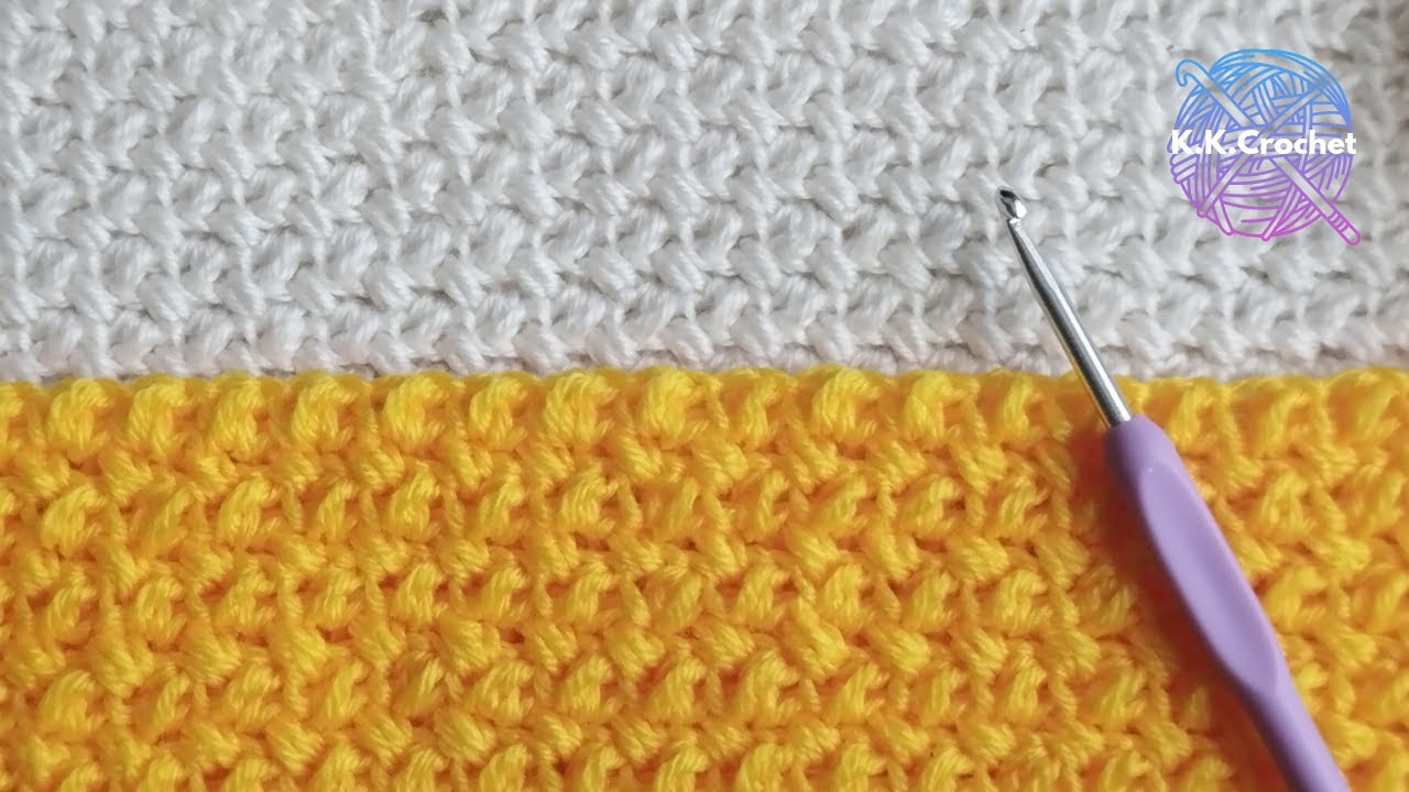 🟡How To Crochet Elizabeth Stitch (Mini Bean)🧶| Friendly Crochet ...