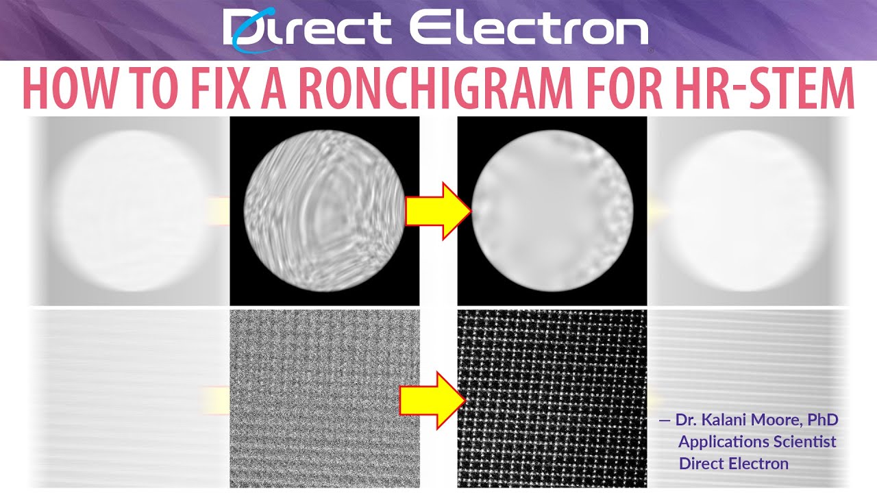 How to fix a Ronchigram for HR-STEM - YouTube