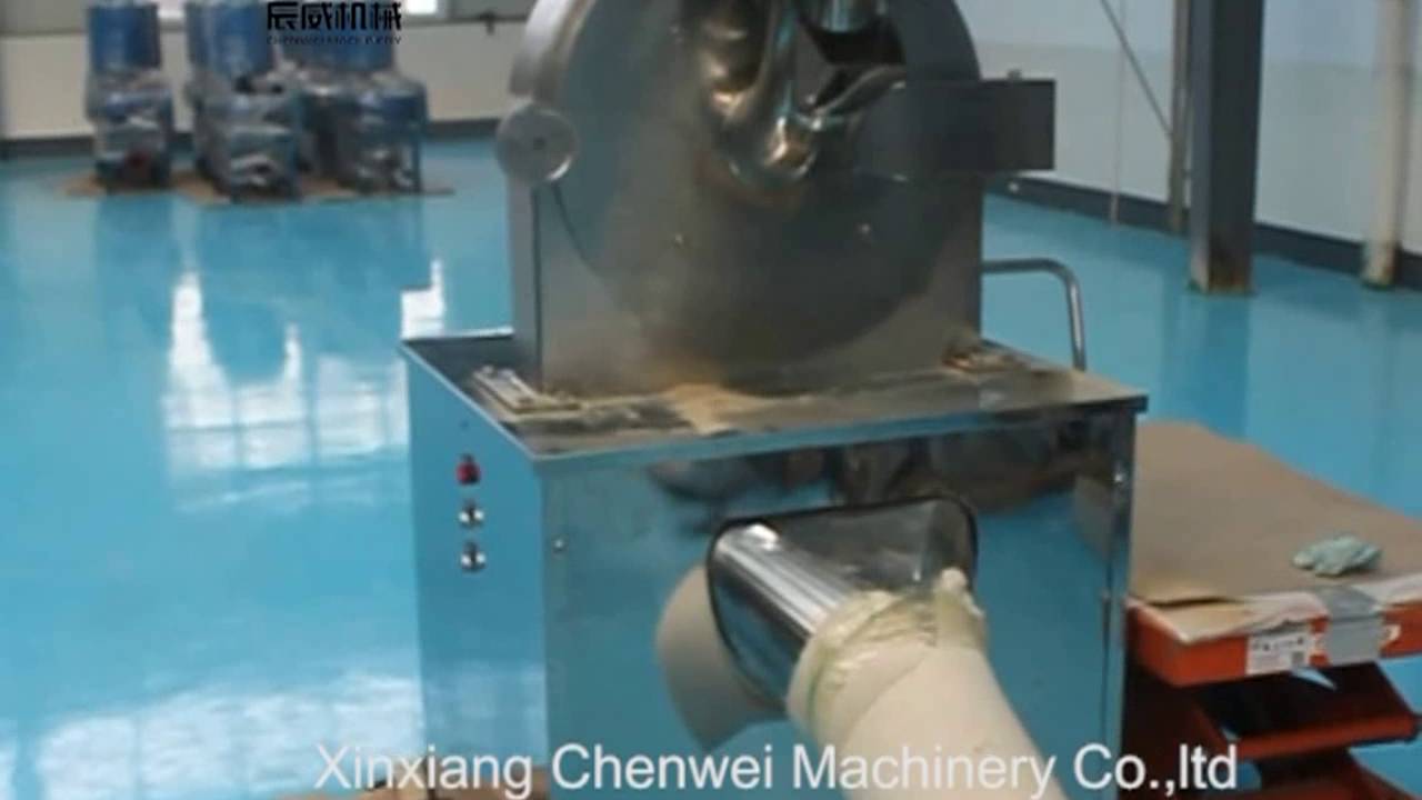 pin mill test video, crushing machine, food pulverizer - YouTube