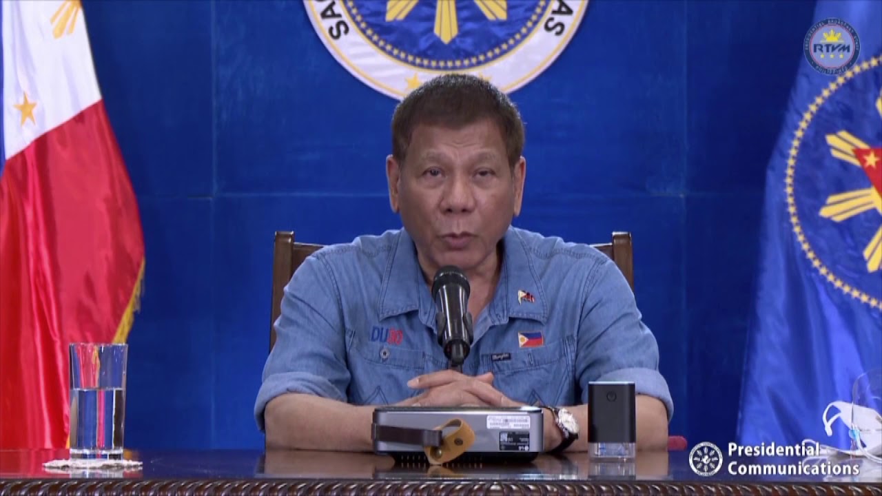 Presidential message on the Inauguration of Governor Vicente Gonzales ...