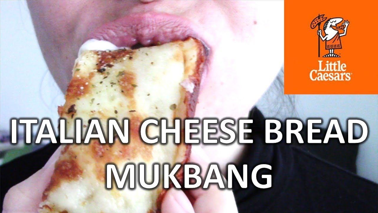 LITTLE CAESAR'S ITALIAN CHEESE BREAD MUKBANG | ALEXA EATS - YouTube