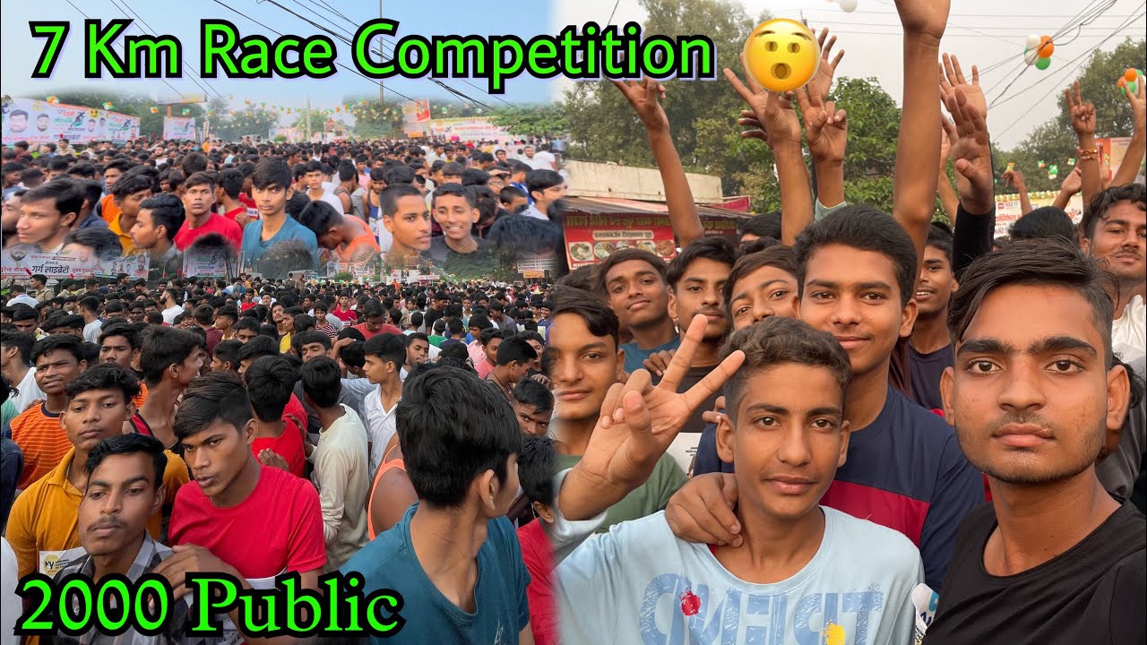 2K Public 7 Km Race Competition Of Basti | Pathan Vlogs - YouTube