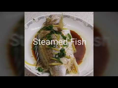 In just only 7mins May isdang ulam kna.. Steamed Fish with ginger ...