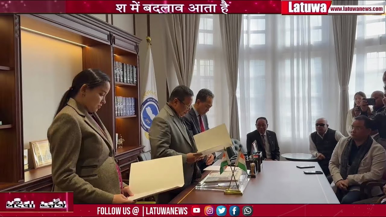 MEGHALAYA | Dr. Mehtab Chandee ने नवनिर्वाचित गाम्बेग्रे विधायक के रूप ...