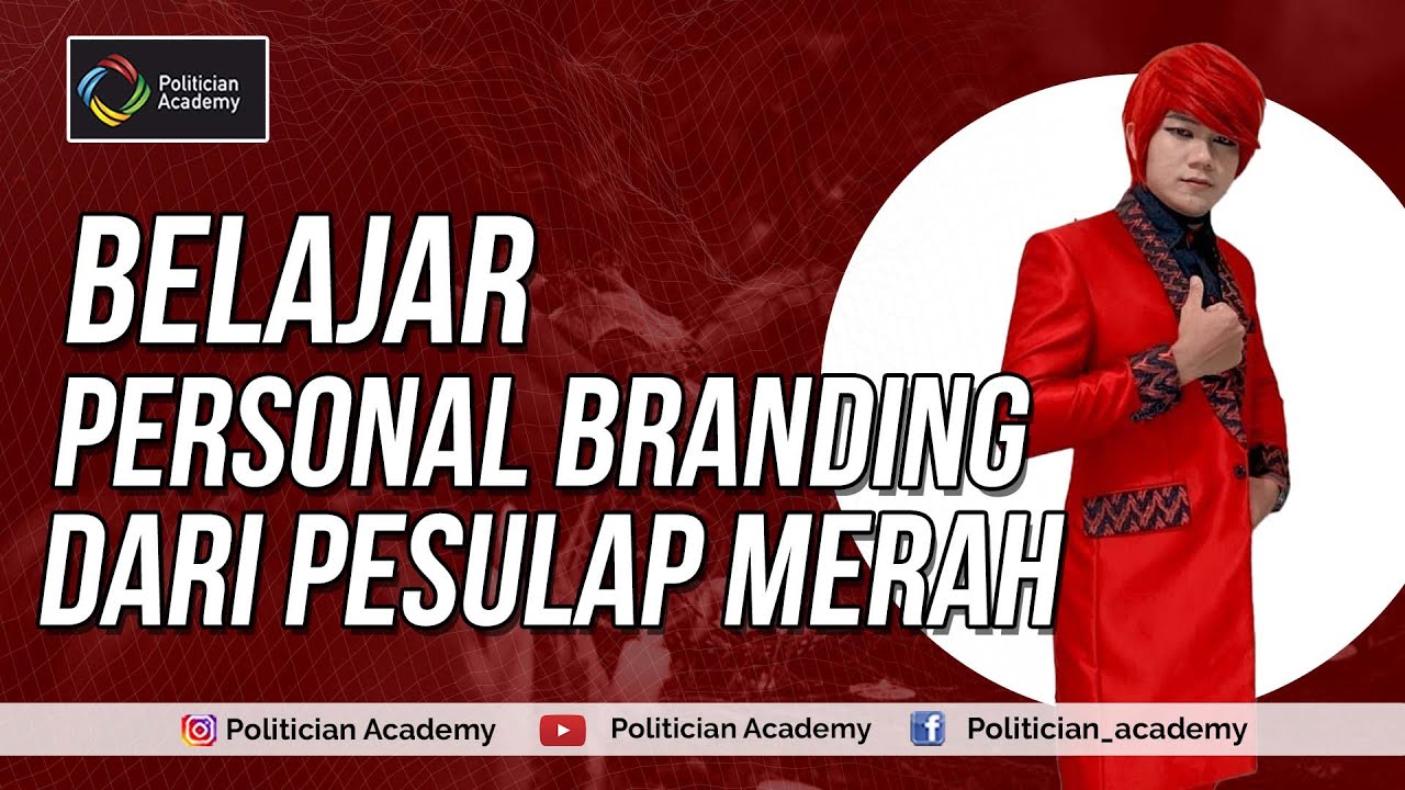 Belajar Personal Branding dari Pesulap Merah - YouTube