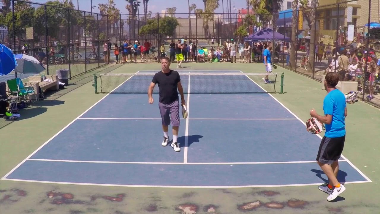 Pop Tennis Bad Call Venice Tourney 2016 - YouTube