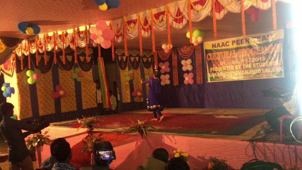 Rasmita Roul breathetaking performance in ss college anantapur - YouTube